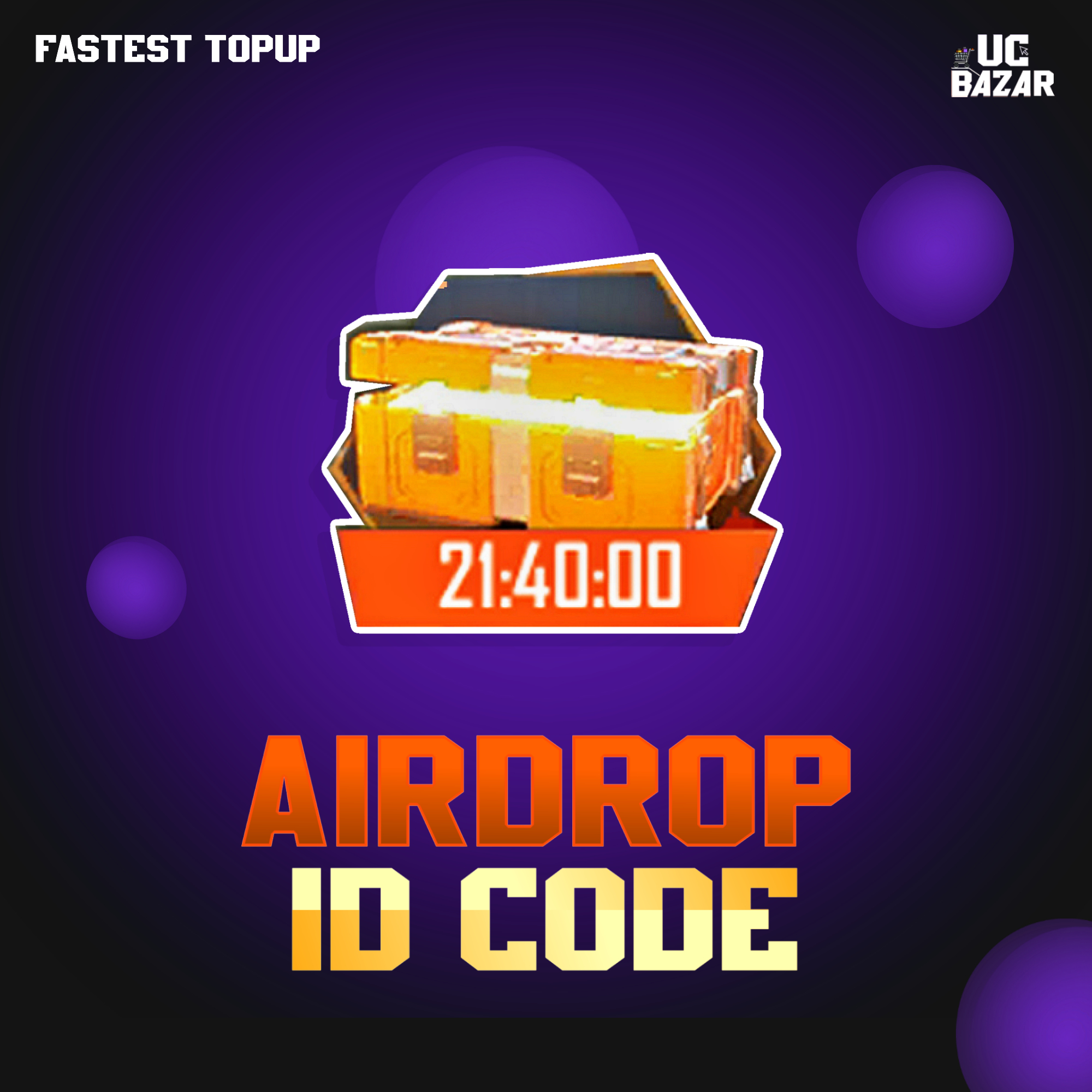 Airdrop ID Code - Free Fire Uid Topup